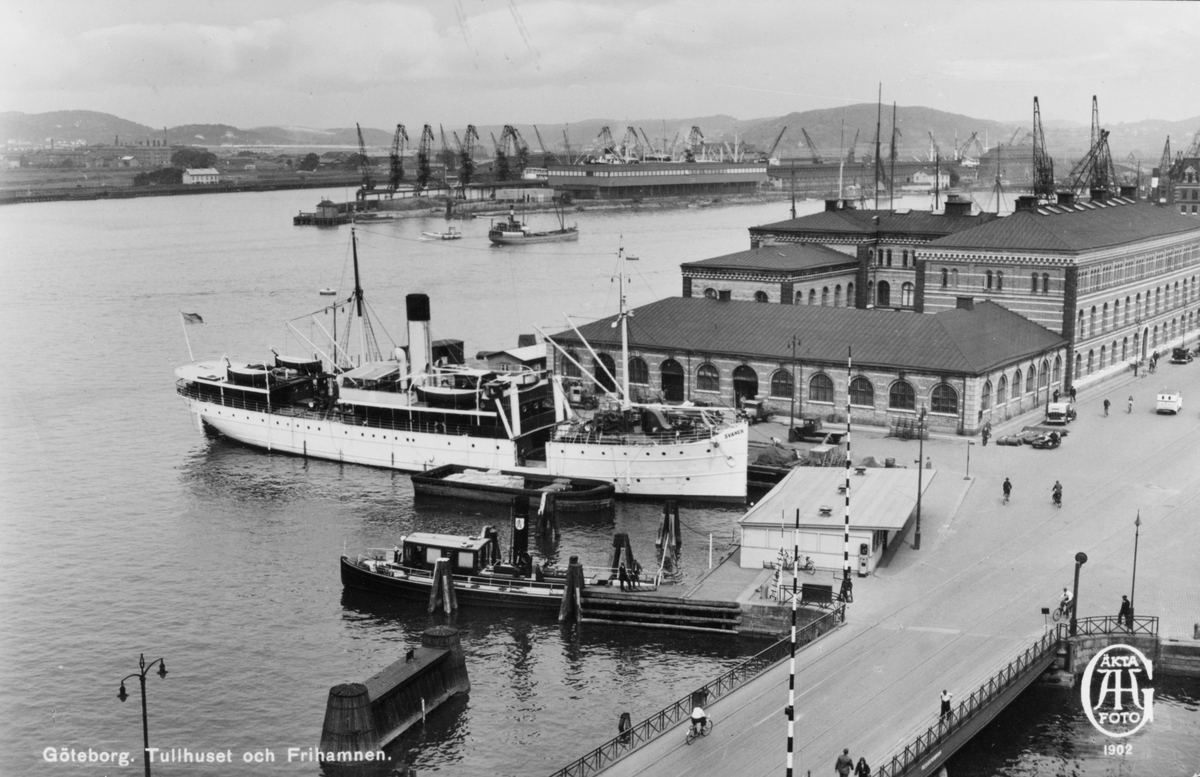 Göteborg. Tullhuset och Frihamnen - Sjöhistoriska museet / DigitaltMuseum