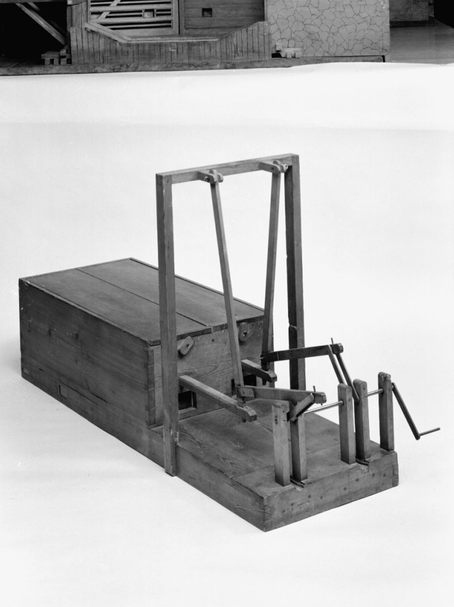 Bälg, modell - Tekniska Museet / DigitaltMuseum