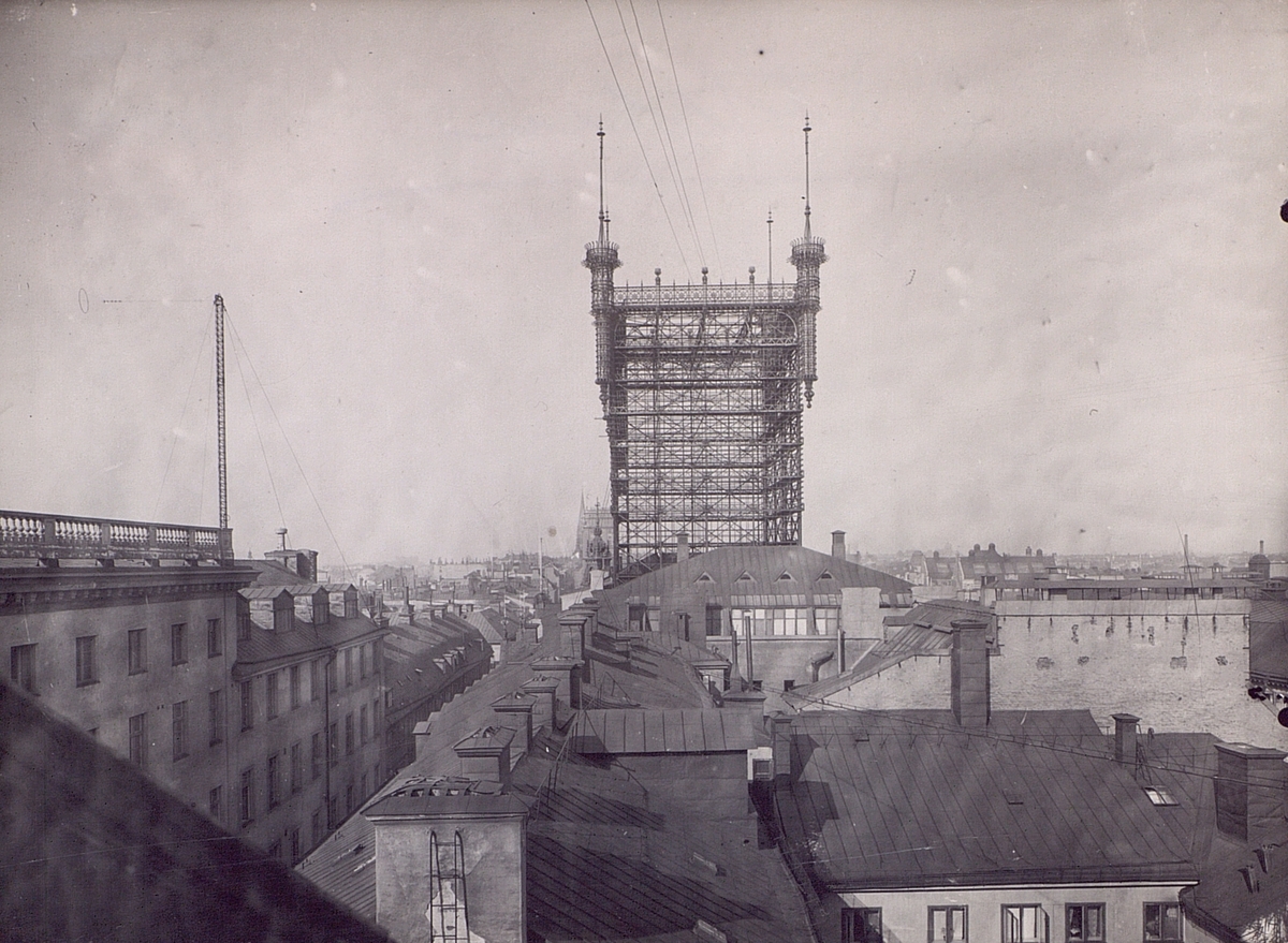 Telefontornet Stockholm. - Tekniska Museet / DigitaltMuseum