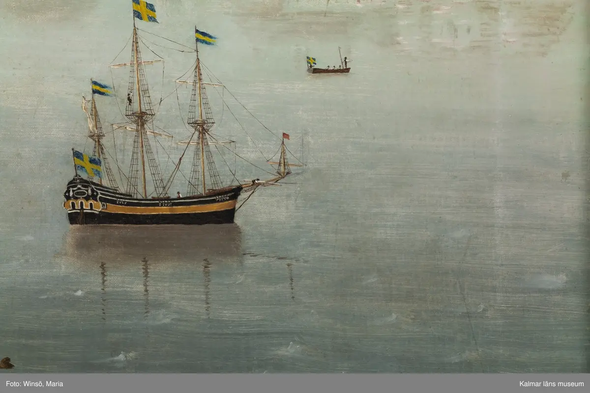 Kalmar stad [Oljemålning] - Kalmar läns museum / DigitaltMuseum