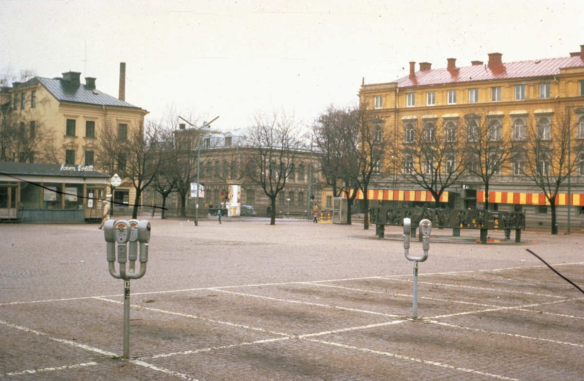 Vaksala torg, Fålhagen, Uppsala 1970 - Upplandsmuseet / DigitaltMuseum