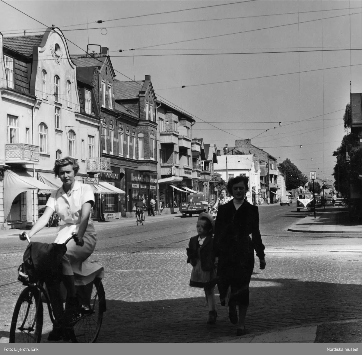 Linnégatan i Limhamn - Nordiska museet / DigitaltMuseum