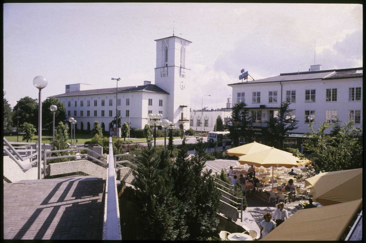 Bærum rådhus, Sandvika sentrum - Akershusbasen / DigitaltMuseum